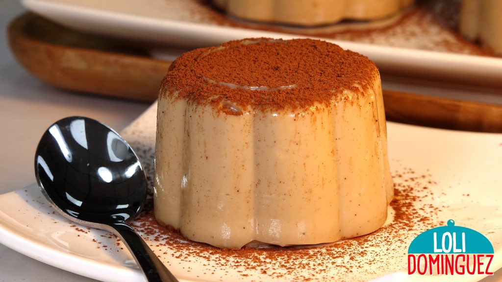 FLAN DE CAFÉ SIN HORNO NI HUEVO - Loli Domínguez